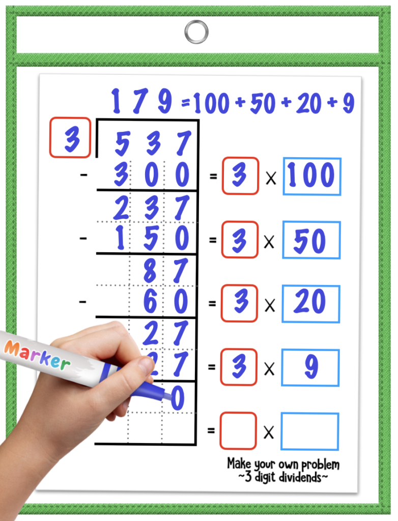 What is the best way to teach long division?